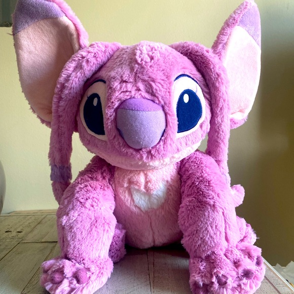 Disney | Toys | 4 Disney Pink Angel Lilo And Stitch Plush Stuffy ...